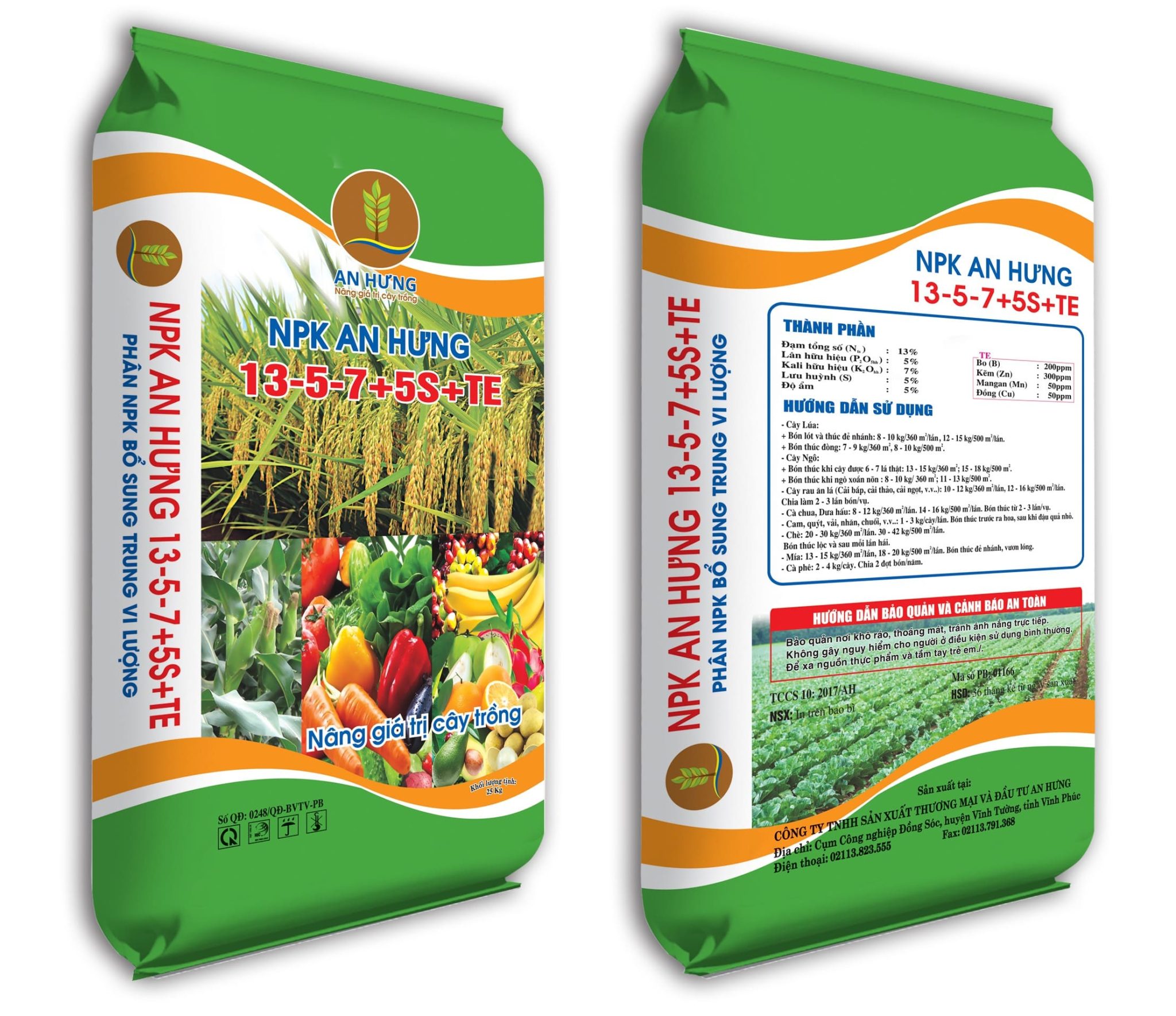 Phân bón NPK An Hưng – Phân bón NPK An Hưng